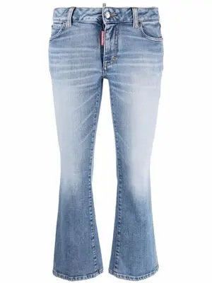 Dsquared2 Flared Cropped Jeans