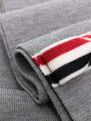 Thom Browne Rwb Bow-embellished Scarf