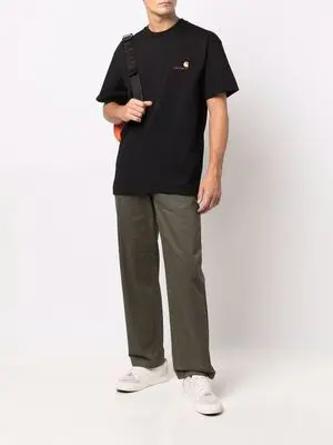 Carhartt Work In Progress American Script T-shirt - Black