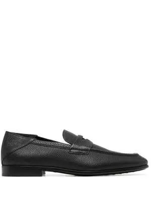 TOD'S Logo-plaque Leather Loafers