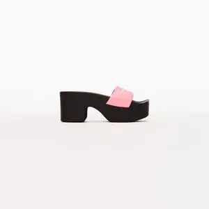 Alexander Wang Aw Platform Slide In Nylon