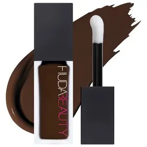 HUDA BEAUTY Huda Beauty #fauxfilter Matte Buildable Coverage Waterproof Concealer 0.30 Oz / 9 Ml Chocolate Chip 8.7 Red