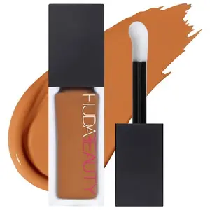 HUDA BEAUTY Huda Beauty #fauxfilter Matte Buildable Coverage Waterproof Concealer 0.30 Oz / 9 Ml Salted Caramel 7.3 Golden
