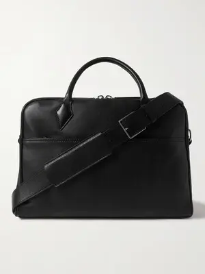 METIER Closer All Day' Full-grain Leather Briefcase - Black