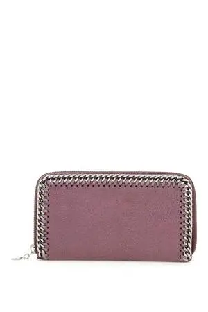 Stella McCartney STELLA McCARTNEY FALABELLA ZIP-AROUND WALLET Purple