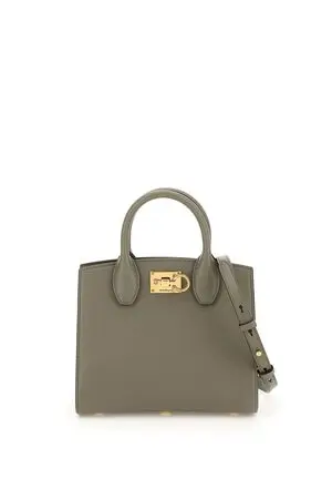 FERRAGAMO SALVATORE FERRAGAMO STUDIO BOX BAG MINI - Green