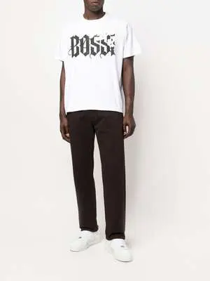 BOSSI SPORTSWEAR Logo-print Short-sleeved T-shirt