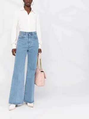 Pinko Button-up Long-sleeve Shirt - Pink