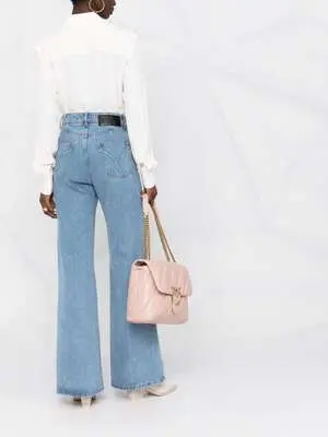 Pinko Button-up Long-sleeve Shirt - Pink