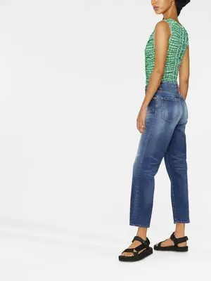 Dsquared2 Smiley Boston Straight-leg Jeans - Blue
