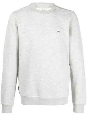 Woolrich Sheep-patch Detail Sweatshirt - Grey