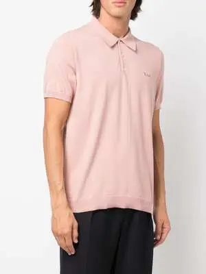 Woolrich Logo-embroidered Knitted Polo Shirt