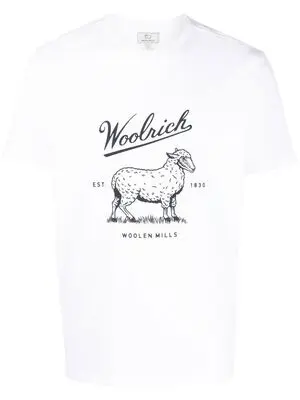 Woolrich Logo-print Cotton T-shirt - White