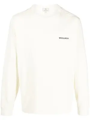 Woolrich Logo-print Cotton T-shirt - Neutrals