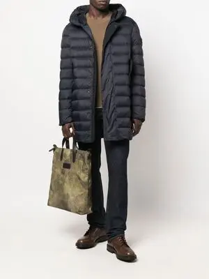 Woolrich Camou Logo-patch Tote Bag