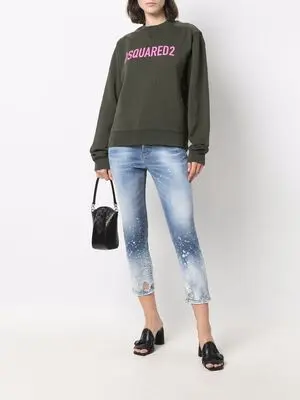 Dsquared2 Cropped Skinny Jeans