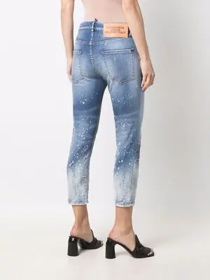 Dsquared2 Cropped Skinny Jeans
