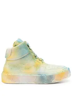 Guidi Spray-effect High-top Sneakers