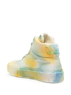 Guidi Spray-effect High-top Sneakers