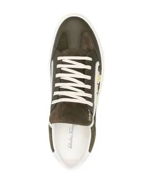 FERRAGAMO Gancini-logo Low-top Sneakers