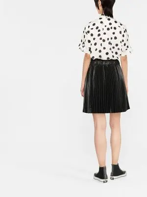 Red Valentino High-waisted Pleated Skirt