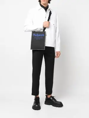 Alexander McQueen Logo-print Messenger Bag