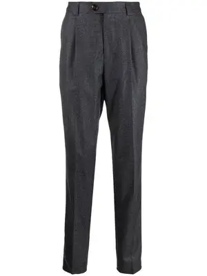 Brunello Cucinelli Pleat Detail Tailored Trousers - Grey