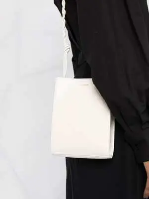JIL SANDER Tangle Cross Body Bag - White
