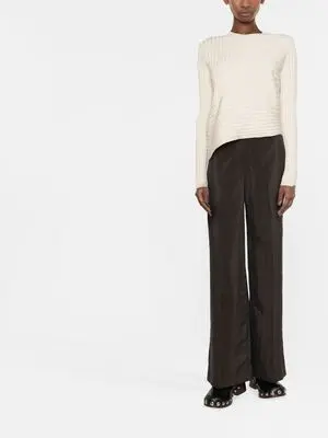 Stella McCartney Asymmetric-hem Ribbed Top