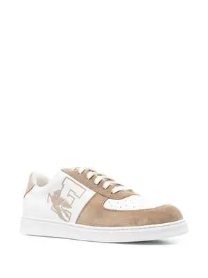 Etro Pegaso Panelled Low-top Sneakers