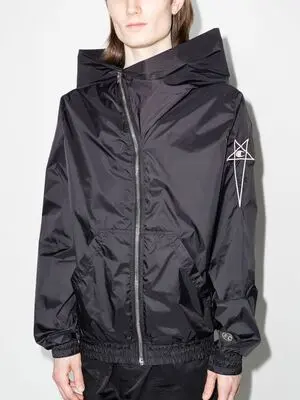 Rick Owens Logo Hooded Jacket