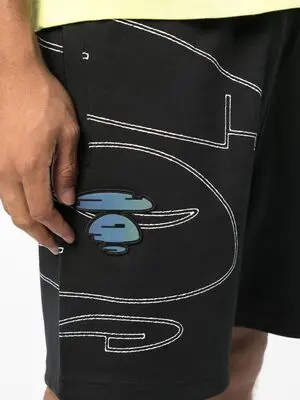 AAPE BY *A BATHING APE Moonface-patch Shorts