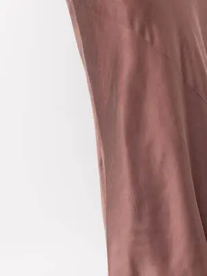 Voz Bias-cut Satin Midi Skirt