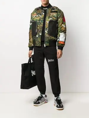 Heron Preston Camouflage-print Bomber Jacket