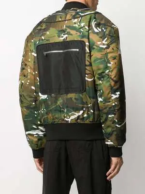 Heron Preston Camouflage-print Bomber Jacket