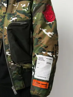 Heron Preston Camouflage-print Bomber Jacket