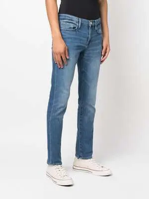 FRAME L'homme Slim-cut Jeans - Blue