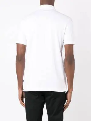 BOSS Logo-print Organic Cotton Polo Shirt
