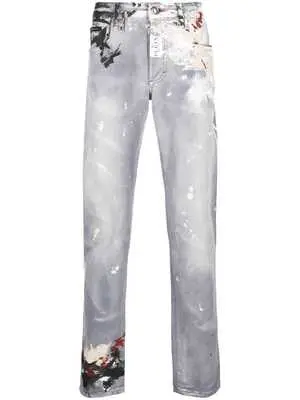 Philipp Plein Straight Leg Jeans For Men