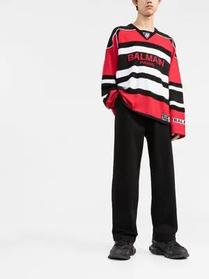 Balmain Logo-print Jumper