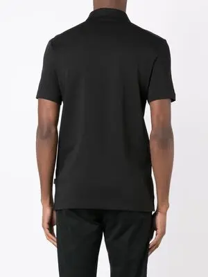 BOSS Logo-print Polo Shirt - Black