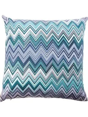 Missoni Jarris Zigzag-print Cushion - Grey