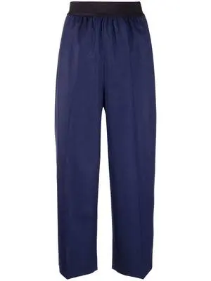 Stella McCartney Wide-leg Cropped Trousers
