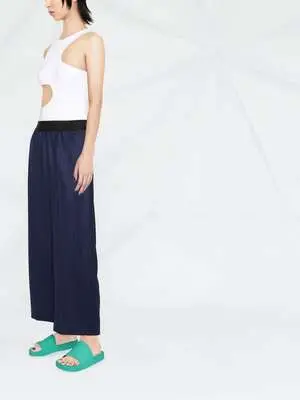 Stella McCartney Wide-leg Cropped Trousers