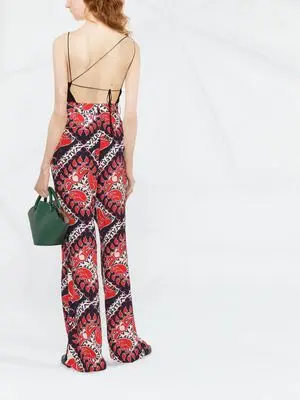 Valentino Garavani Archive Manifesto Straight-leg Trousers