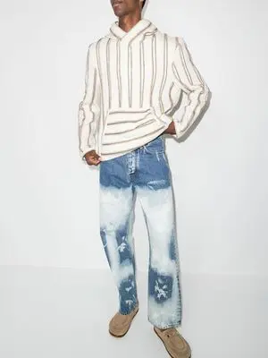 Amiri Cotton Contrast-stitch Sweatshirt