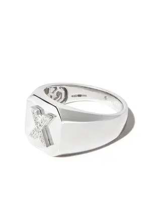 Shay 18kt White Gold Champion Ring - Silver