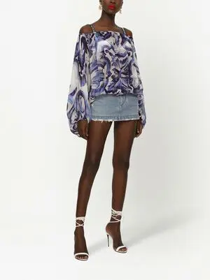 Dolce & Gabbana Majolica Print Blouse