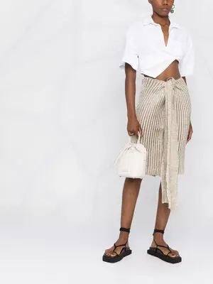 MAISON MARGIELA Small 5ac Bucket Bag - Neutrals