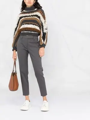 Brunello Cucinelli Colour-block Cashmere Jumper